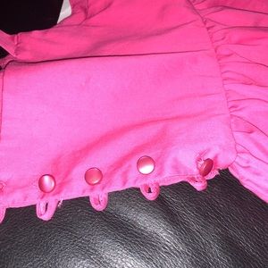 Zara | Tops | Zara Pink Ruffled Shirt | Poshmark
